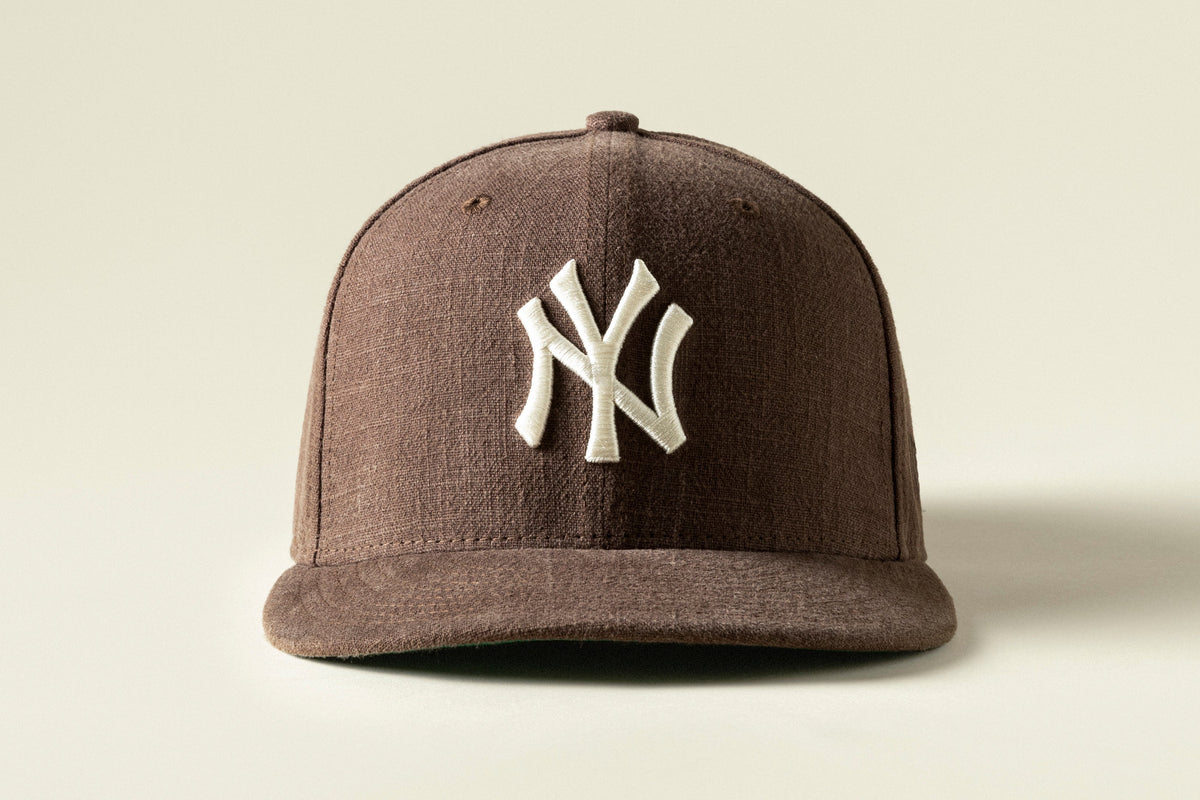 PACKER X NEW ERA NEW YORK YANKEES 59FIFTY FITTED "WALNUT LINEN ...