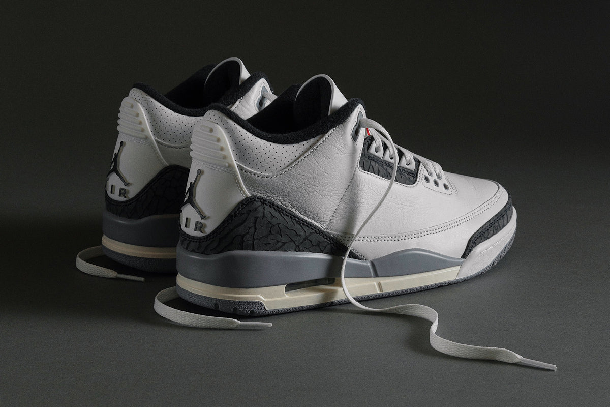 AIR JORDAN 3 RETRO "CEMENT GREY" – PACKER SHOES